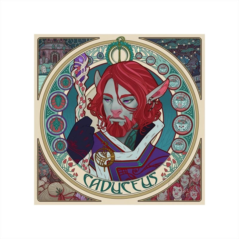 Critical Role - Impression Art Print Mighty Nein Portrait Series ...