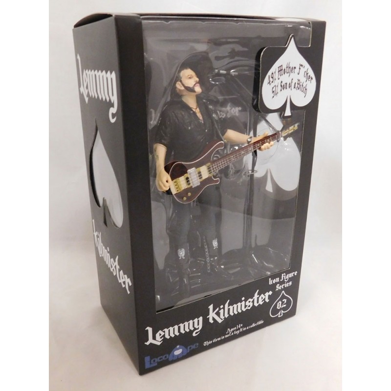 Motorhead - Figurine Lemmy Kilmister Rickenbacker Guitar Dark Wood 16 cm