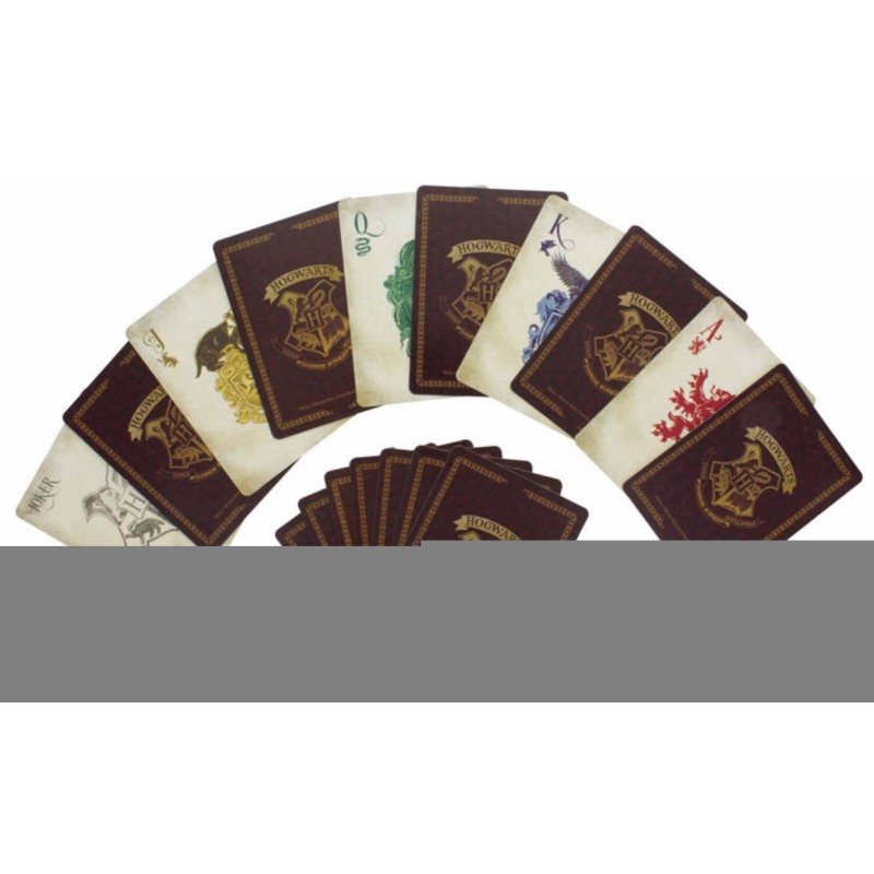 Harry Potter - Jeu de cartes à jouer Poudlard