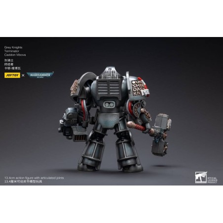 Warhammer 40k - Figurine 1/18 Grey Knights Terminator Caddon Vibova 13 cm