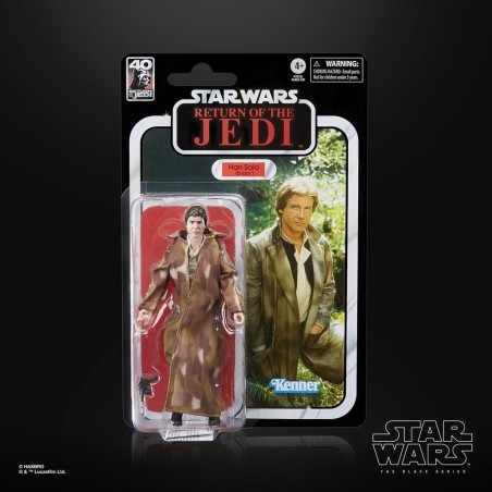 Star Wars Episode VI 40th Anniversary Black Series - Figurine Han Solo ...
