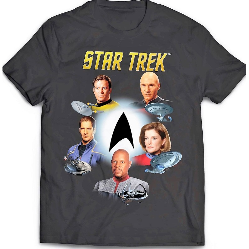 Star Trek - T-Shirt Captains