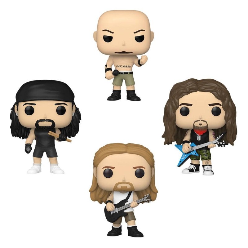 Pantera - Pack 4 figurines POP! Rocks 9 cm
