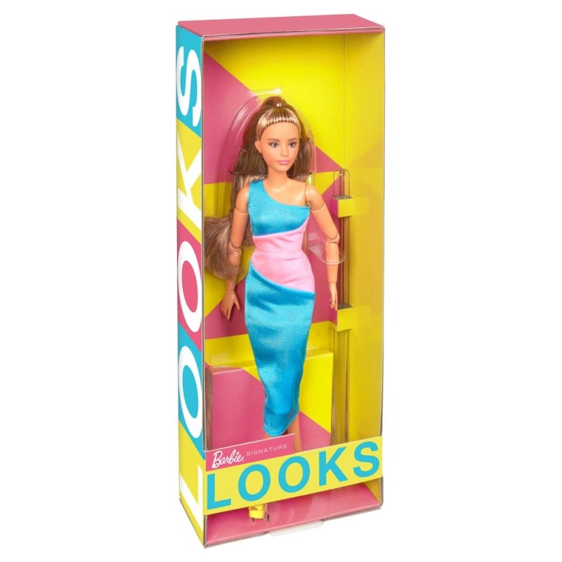 Barbie Signature - Poupée Looks Model 15 Brunette Ponytail, Turquoise ...