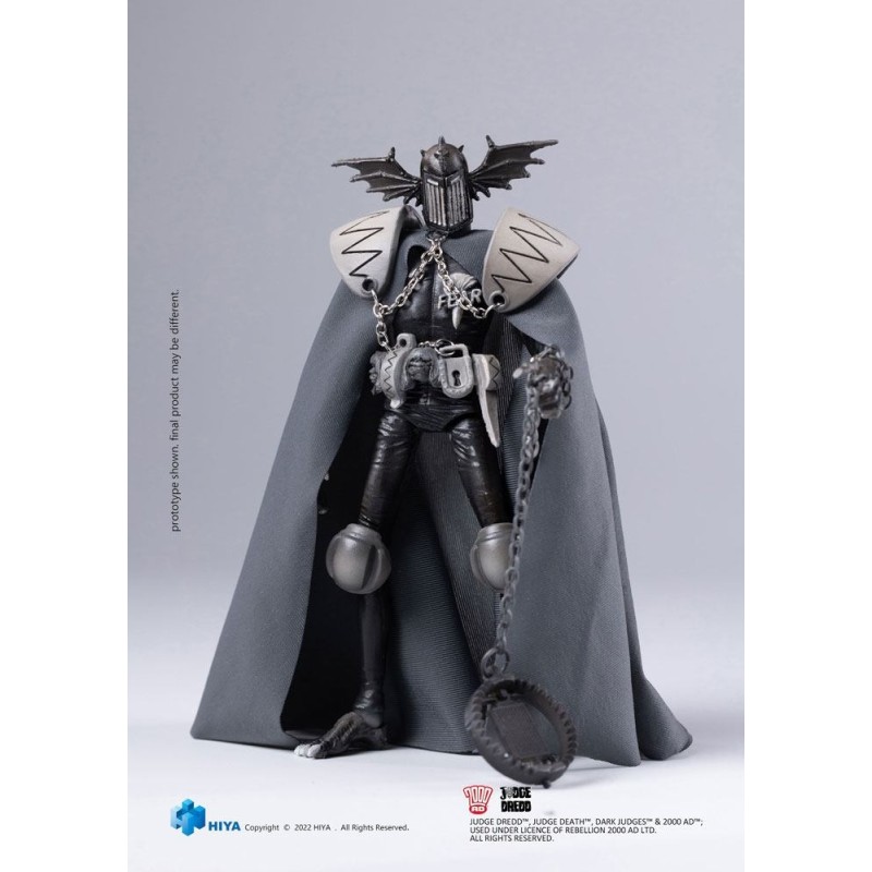 2000 AD - Figurine 1/18 Exquisite Mini Black and White Judge Fear 10 cm ...