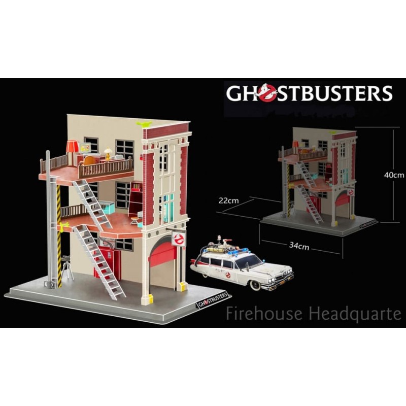SOS Fantômes - Puzzle 3D Firestation - Figurine-Discount
