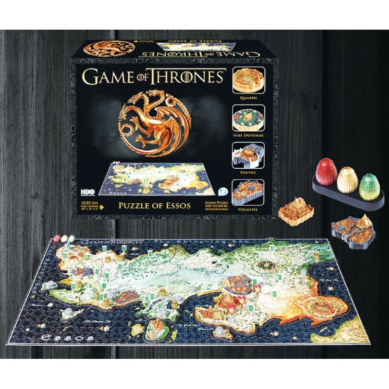 Game of Thrones - Puzzle 3D Essos (1350 pieces)