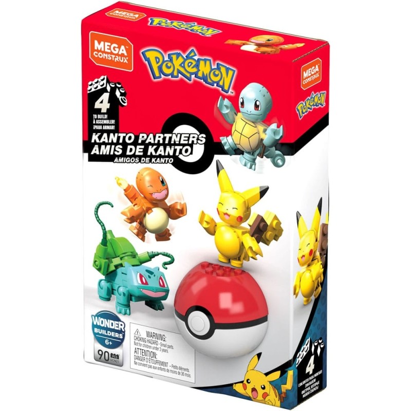 Pokémon - Jeu de construction Mega Construx Amis de Kanto