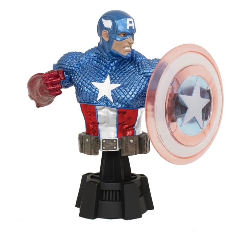 Marvel Comics - Buste 1/7 Captain America (Holo Shield) SDCC 2023 ...
