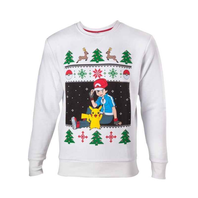 Pokemon - Sweat Ash & Pikachu Christmas