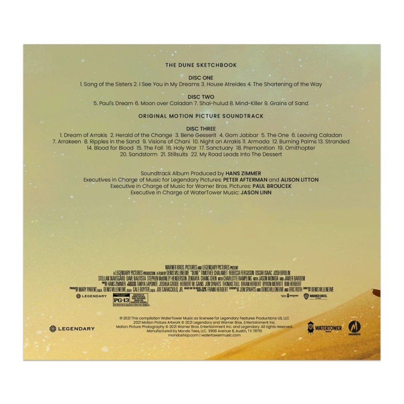 Dune - Dune Original Motion Picture Soundtrack by Hans Zimmer Deluxe ...
