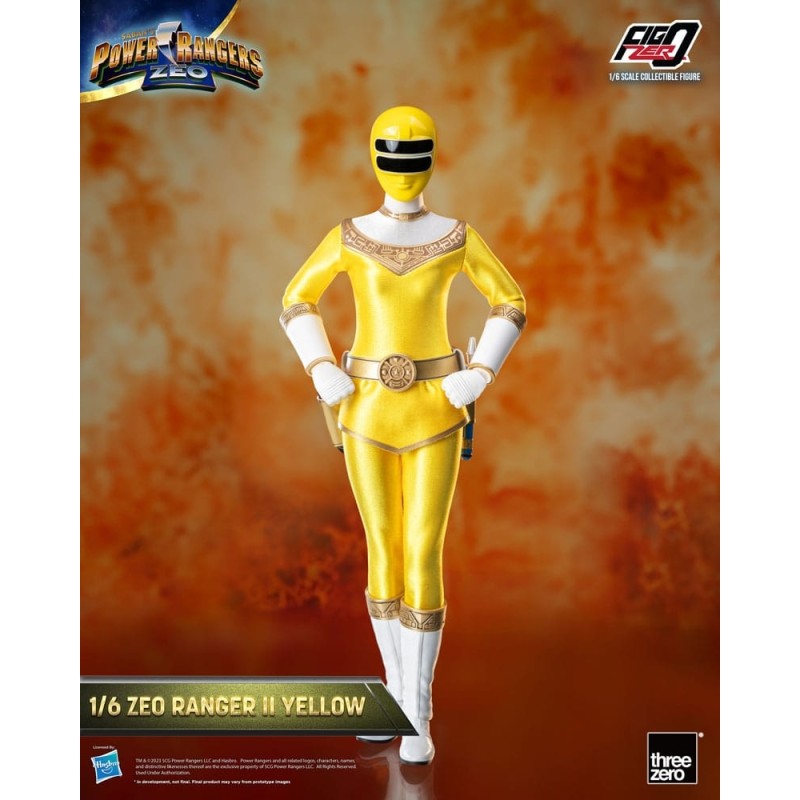 Power Rangers Zeo - Figurine FigZero 1/6 Ranger II Yellow 30 cm - Figurine-Discount