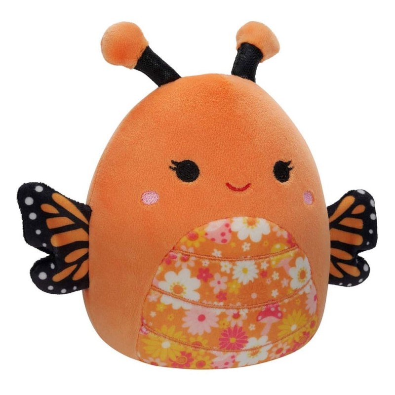 Squishmallows - Peluche Orange Monarch Butterfly with Floral Belly Mony ...