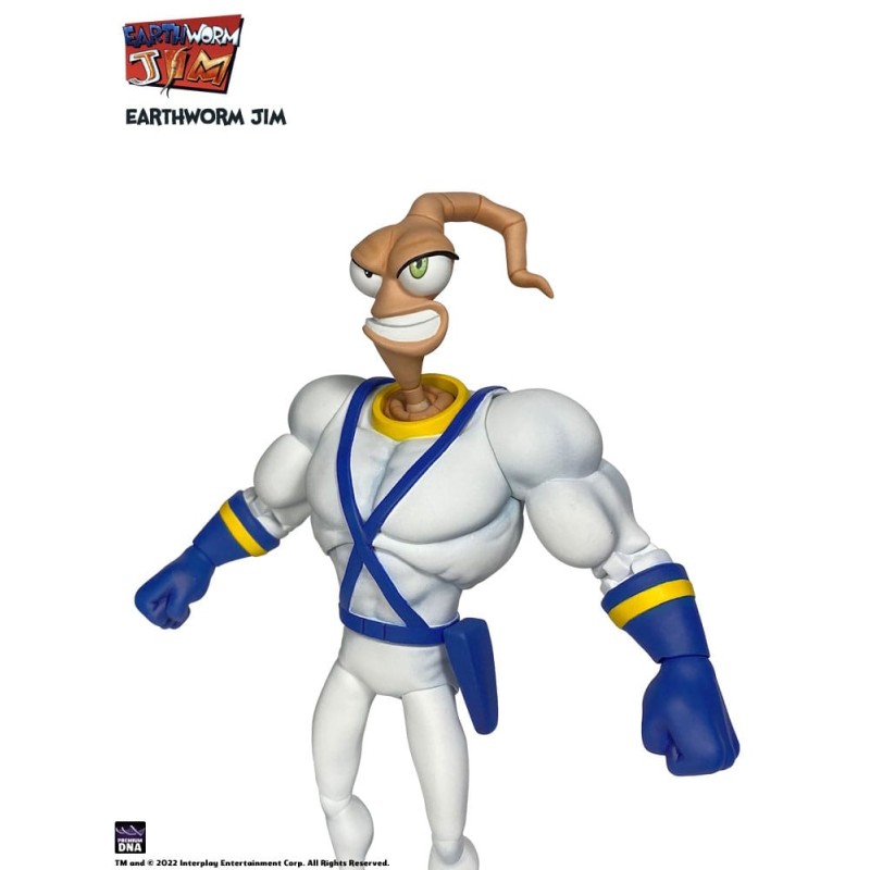 Earthworm Jim - Pack Accessoires Earthworm Jim Série 1: Worm Body & Jim ...