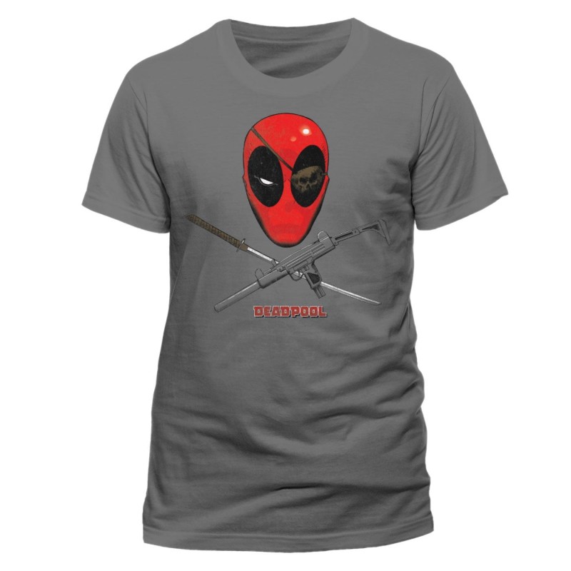 Deadpool - T-Shirt Crossbones - Figurine-Discount