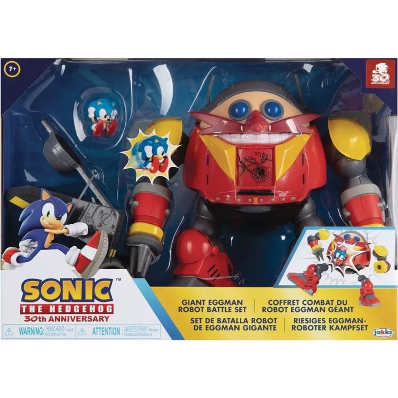 Sonic The Hedgehog - Sonic - The Hedgehog playset Giant Eggman Robot ...