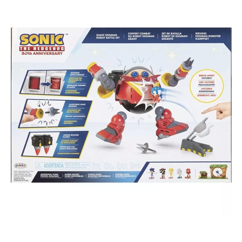 Sonic The Hedgehog - Sonic - The Hedgehog playset Giant Eggman Robot ...
