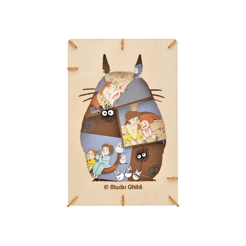 Mon voisin Totoro - Paper Model Kit Paper Theater Wood Style Silhouette ...
