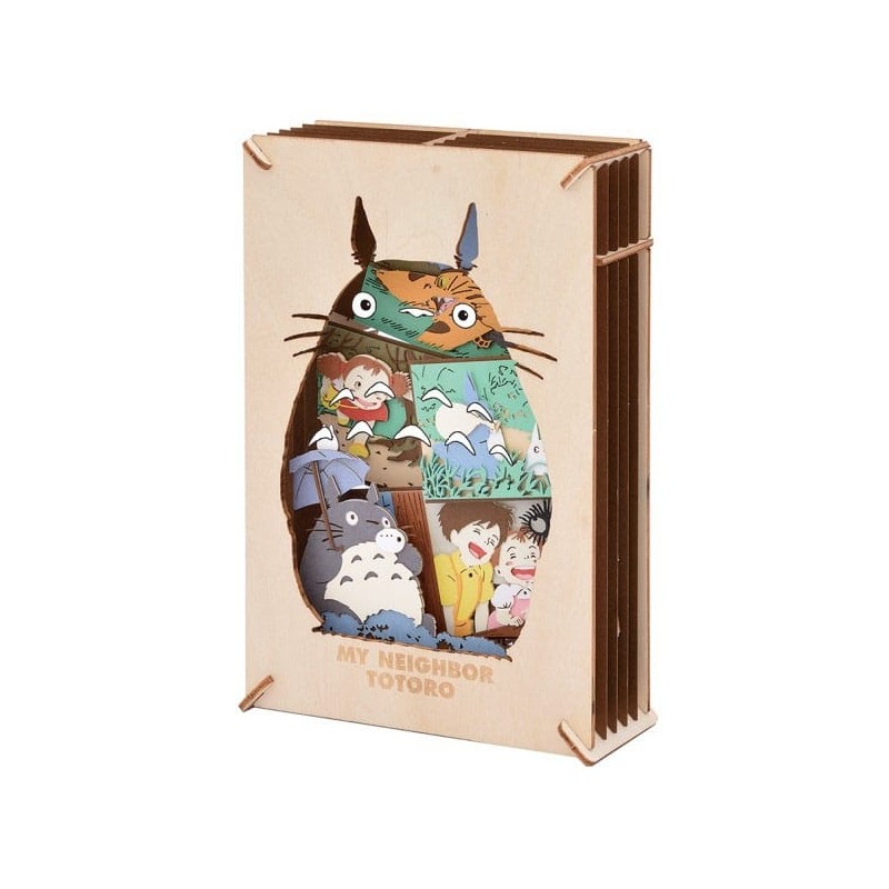 Mon voisin Totoro - Paper Model Kit Paper Theater Wood Style Silhouette ...
