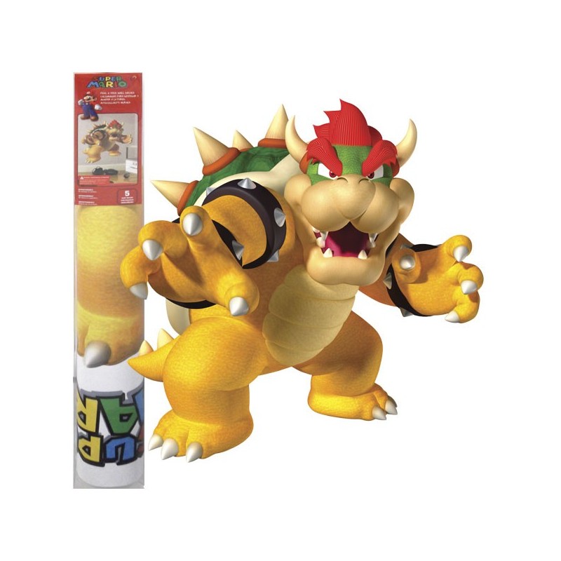 Nintendo - Sticker Géant Bowser repositionnable