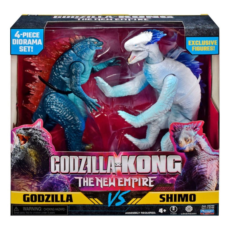 Godzilla x Kong : Le Nouvel Empire - Pack Diorama 2 figurines Godzilla ...