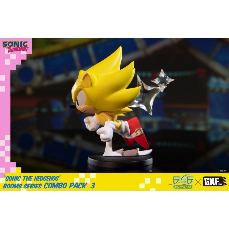 Sonic The Hedgehog - Figurine BOOM8 Series Vol. 06 Super Sonic 8 cm