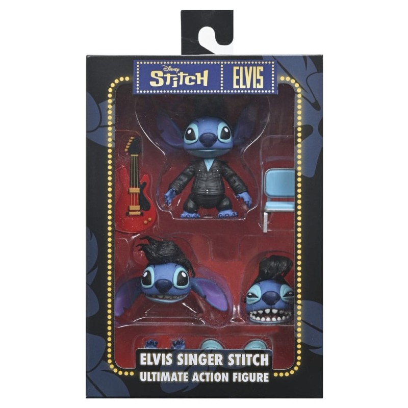 Lilo & Stitch - Action Figure Ultimate Singer Elvis Stitch 7 cm