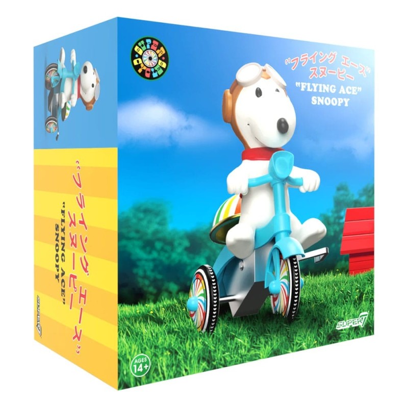 Snoopy - Figurine Snoopy Super Cycles Snoopy Flying Ace 13 cm