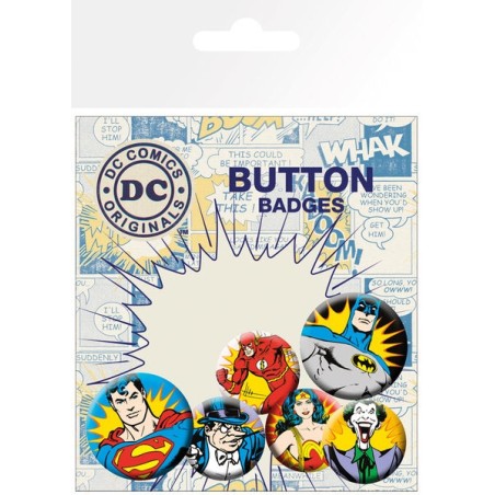 DC Comics - Pack 6 badges Villains