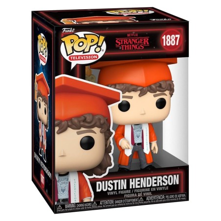 Stranger Things - Figurine POP! Dustin Henderson 9 cm