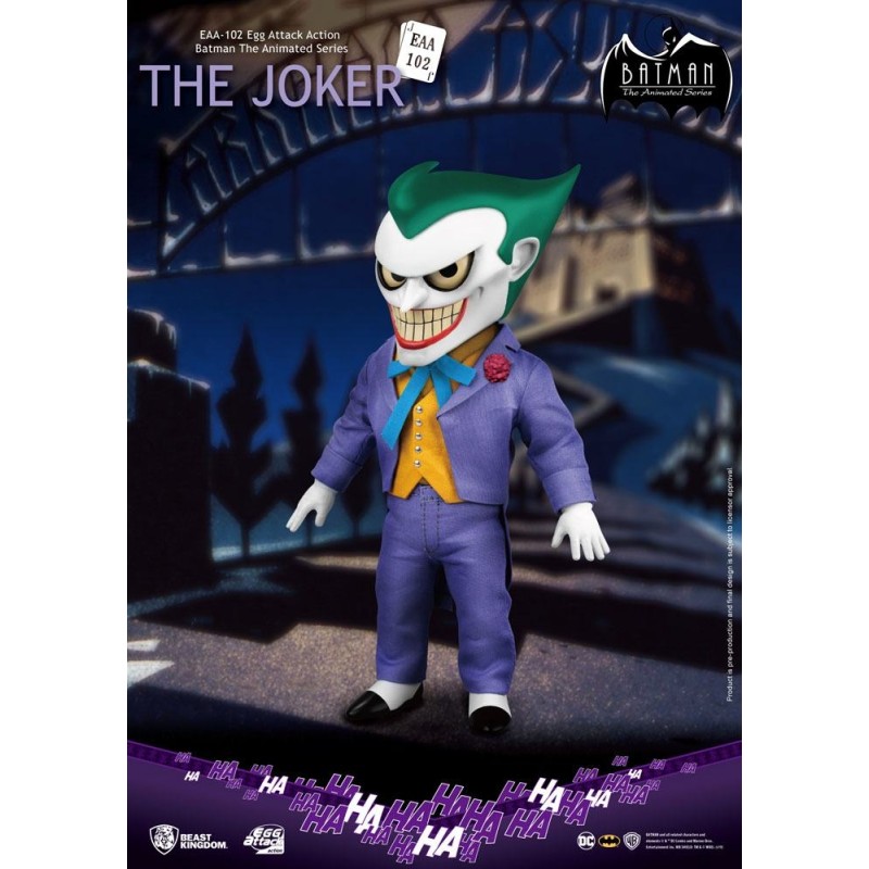 Batman The Animated Series - Figurine Egg Attack Action Joker 17 cm