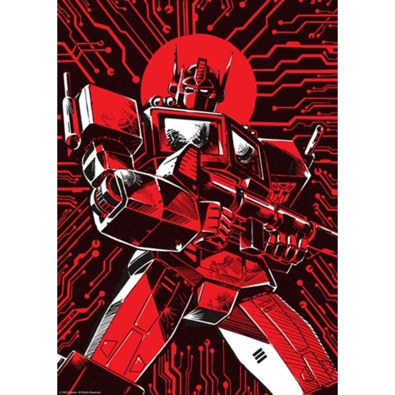 Transformers - Lithographie Optimus Prime Limited Edition 42 x 30 cm